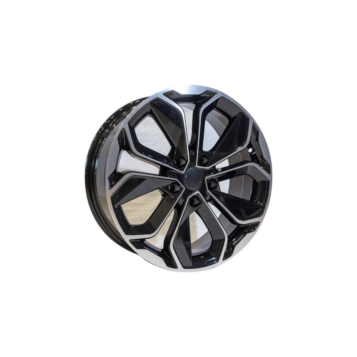 Ζάντες Αλουμινίου Αυτοκινήτου 15"x6.5" ET35 Black Face Machined ...