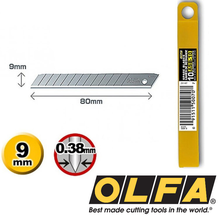 Olfa ASB-10 Λεπίδες Φαλτσέτας 10τμχ | Skroutz.gr