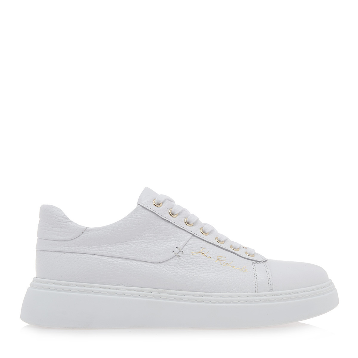 John Richardo Ανδρικά Sneakers Λευκά 16010-5-WHITE | Skroutz.gr
