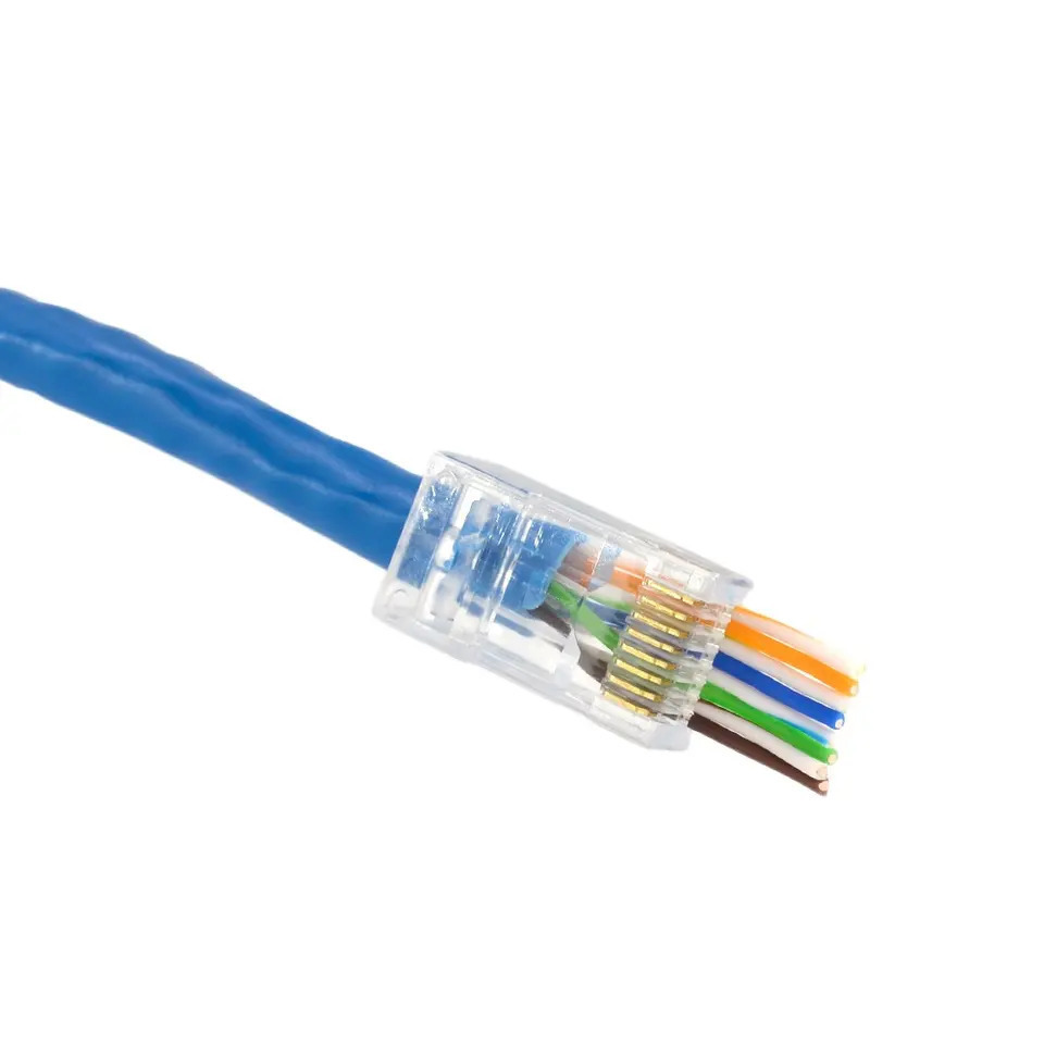 Βύσμα RJ-45 male CAT5 Passthrough Plug (#49275) | Skroutz.gr