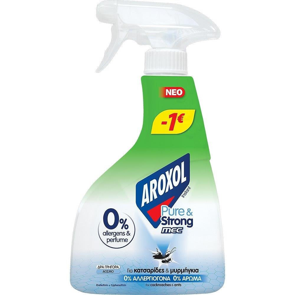 Aroxol Mec Εντομοκτόνο Pure & Strong 350ml -1,00€ | Skroutz.gr