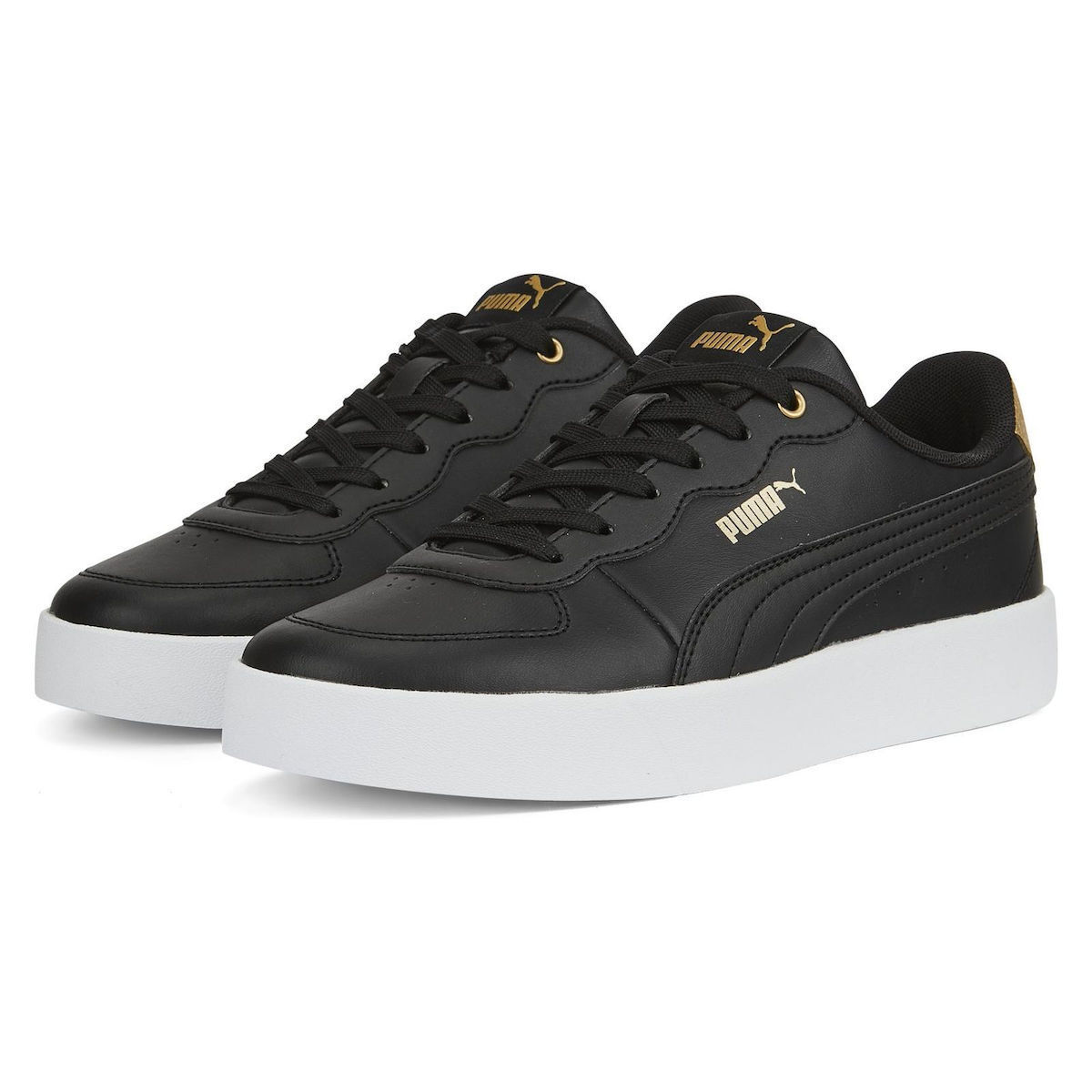 Puma Skye Clean Distressed Γυναικεία Sneakers Μαύρα 386666-01 | Skroutz.gr