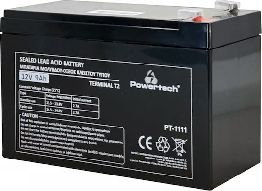 Powertech T2 Μπαταρία UPS με Χωρητικότητα 9Ah και Τάση 12V | Skroutz.gr