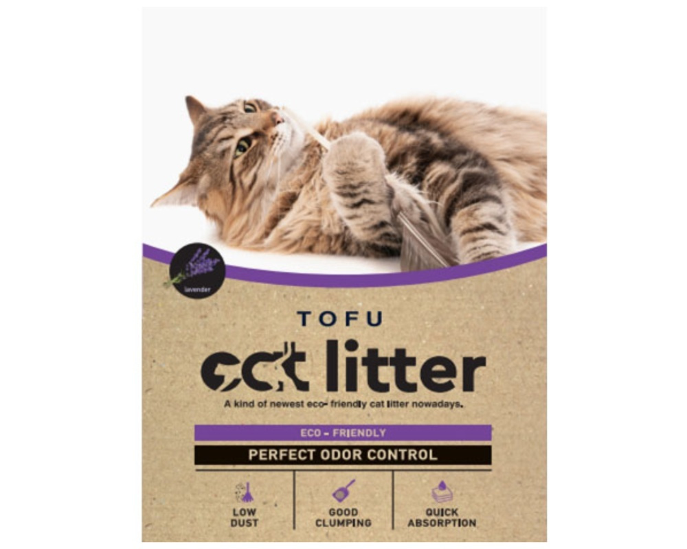 Pet Camelot Φυτική Άμμος Γάτας Tofu με Άρωμα Λεβάντα 2.5kg 1286 | Skroutz Κύπρος