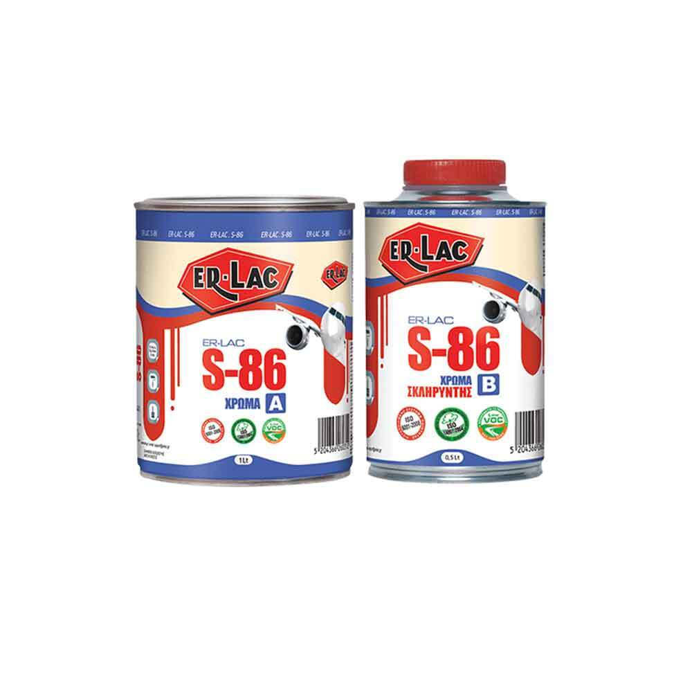 ER-LAC Πολυουρεθανικό 1.5lt Λευκό Γυαλιστερό | Skroutz.gr