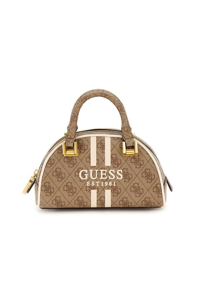 Guess 'mildred Γυναικεία Τσάντα Χειρός Καφέ HWSS8962760-LTL | Skroutz.gr