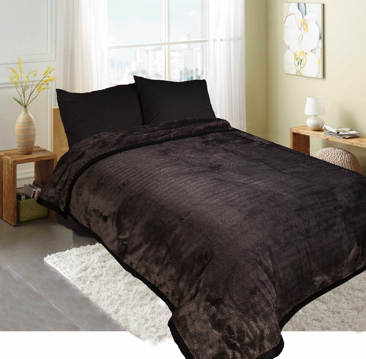 Liolios Home Κουβέρτα King Size 85x85εκ. PLS-TB031 Ivory | Skroutz.gr