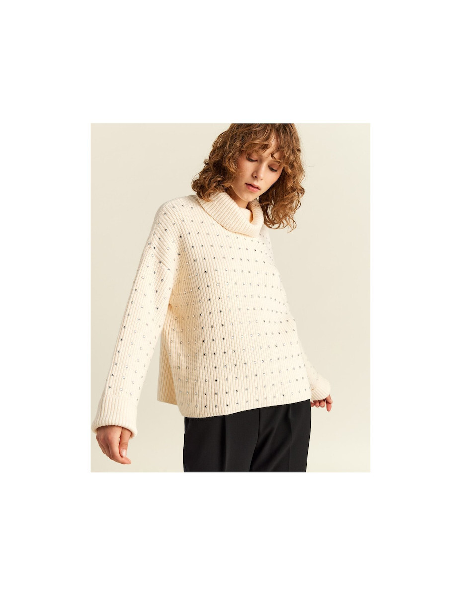 Forel Μακρυμάνικο Γυναικείο Πουλόβερ Μπεζ 077.90.01.038 | Skroutz.gr