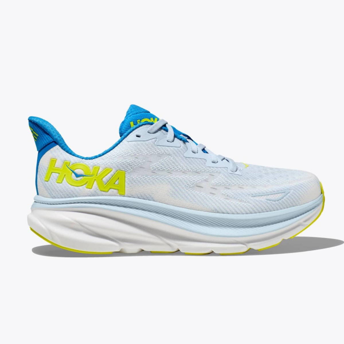 Hoka Clifton 9 1127895-IWPE Ανδρικά Αθλητικά Παπούτσια Running Λευκά ...