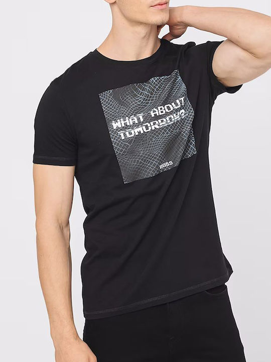 Hugo Boss Ανδρικό T-shirt Κοντομάνικο Μαύρο 50503552-002 | Skroutz.gr