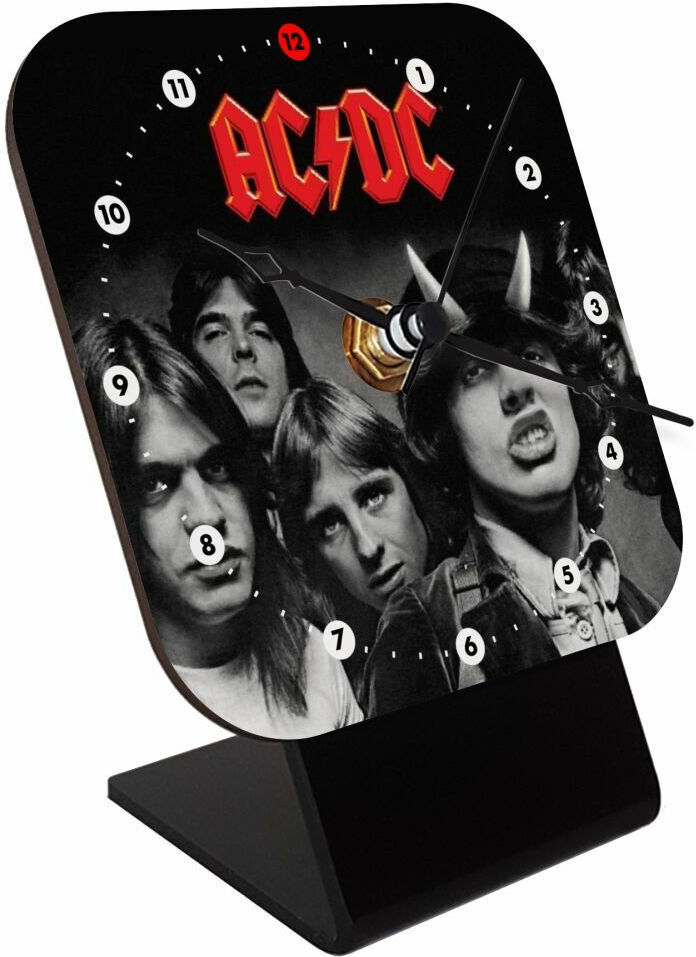 Ac Dc Angus Επιτραπέζιο Ρολόι KP_1304_CLOCK-DESK-SQUARE | Skroutz.gr