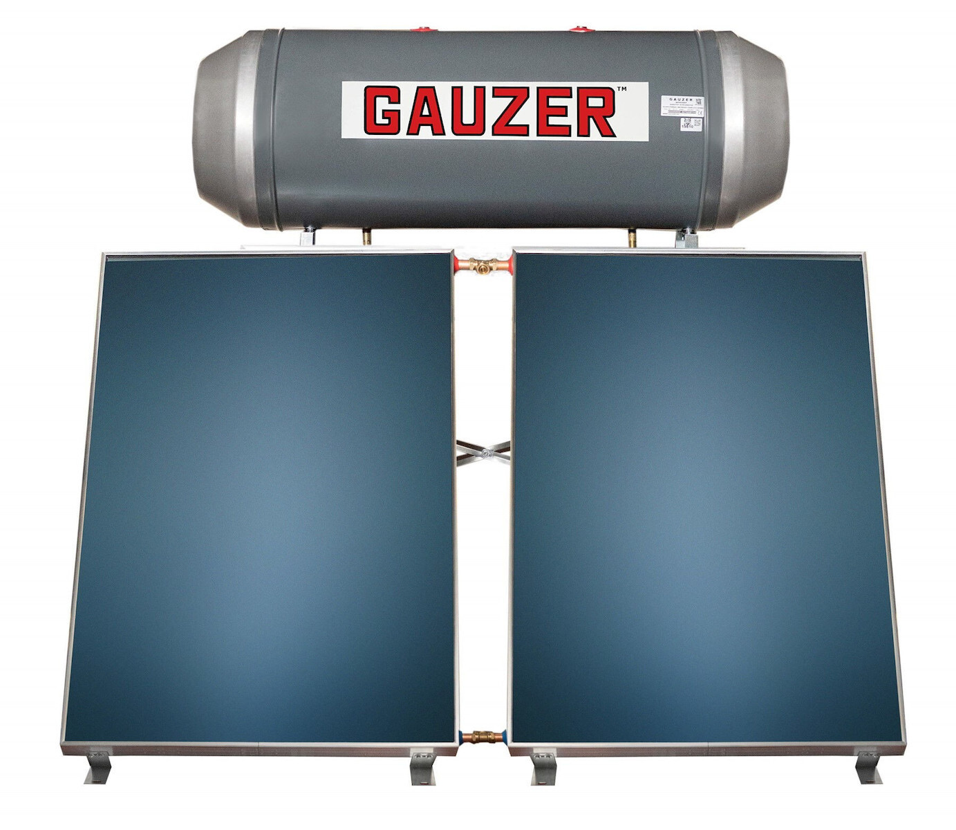 Gauzer Optima Max S BSHP 20/31 Ηλιακός Θερμοσίφωνας 200lt Glass Τριπλής ...