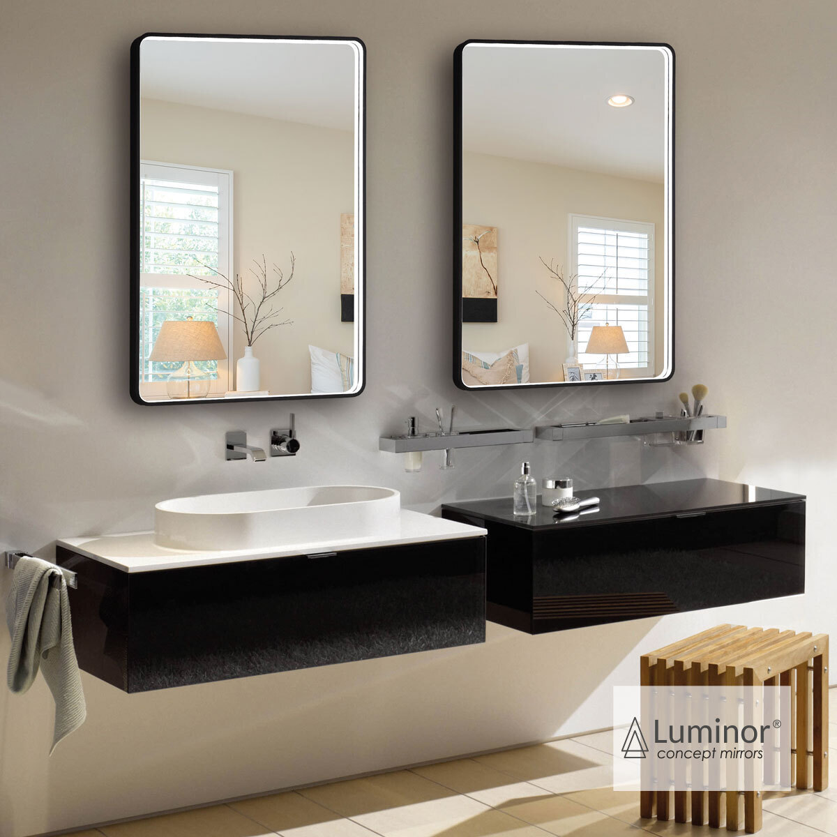 Luminor COB6080 Καθρέπτης Μπάνιου Led 60x80cm | Skroutz.gr