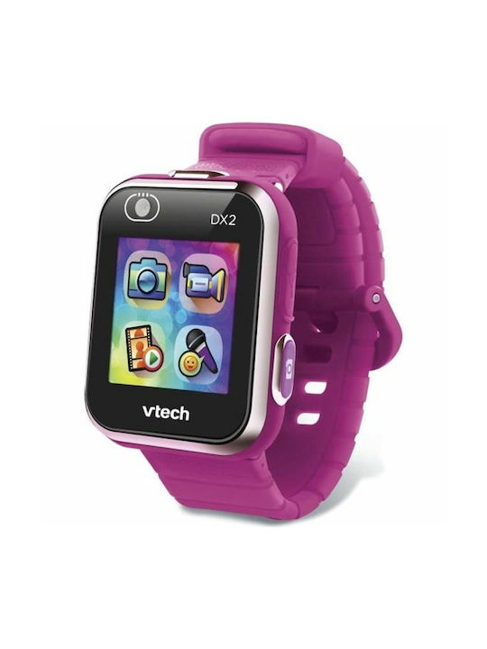 Vtech Dx2 Παιδικό Smartwatch με Λουράκι από Καουτσούκ/Πλαστικό Μωβ ...
