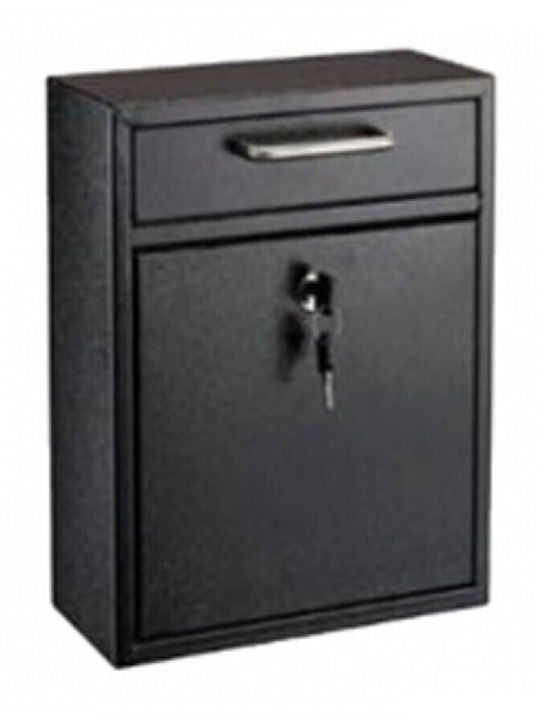 Bormann Γραμματοκιβώτιο Μεταλλικό σε Γκρι Χρώμα 30.5x27x12cm 022381 ...