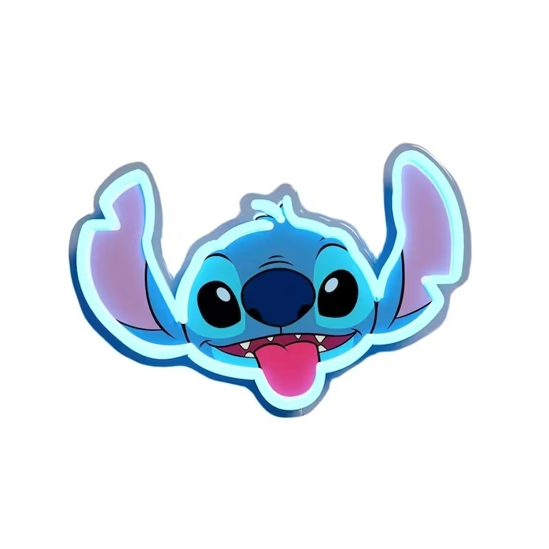 Παιδικό Φωτιστικό Τοίχου Led LED Neon Disney Stitch Face 22.8X15.4cm ...
