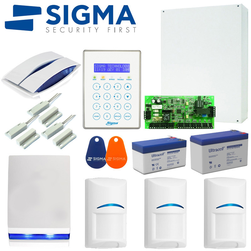 Sigma Security Set Apollo 32-Dione Blue: Πλήρες Σύστημα Συναγερμού με Κέντρο Apollo Plus ...