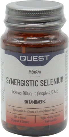 Quest Seleniu Sinergic Cu Vitaminele C Şi E 90 Comprimate | Skroutz Romania