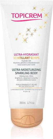 Topicrem Ultra Moisturizing Sparkling Body Ενυδατική Lotion Σώματος για ...