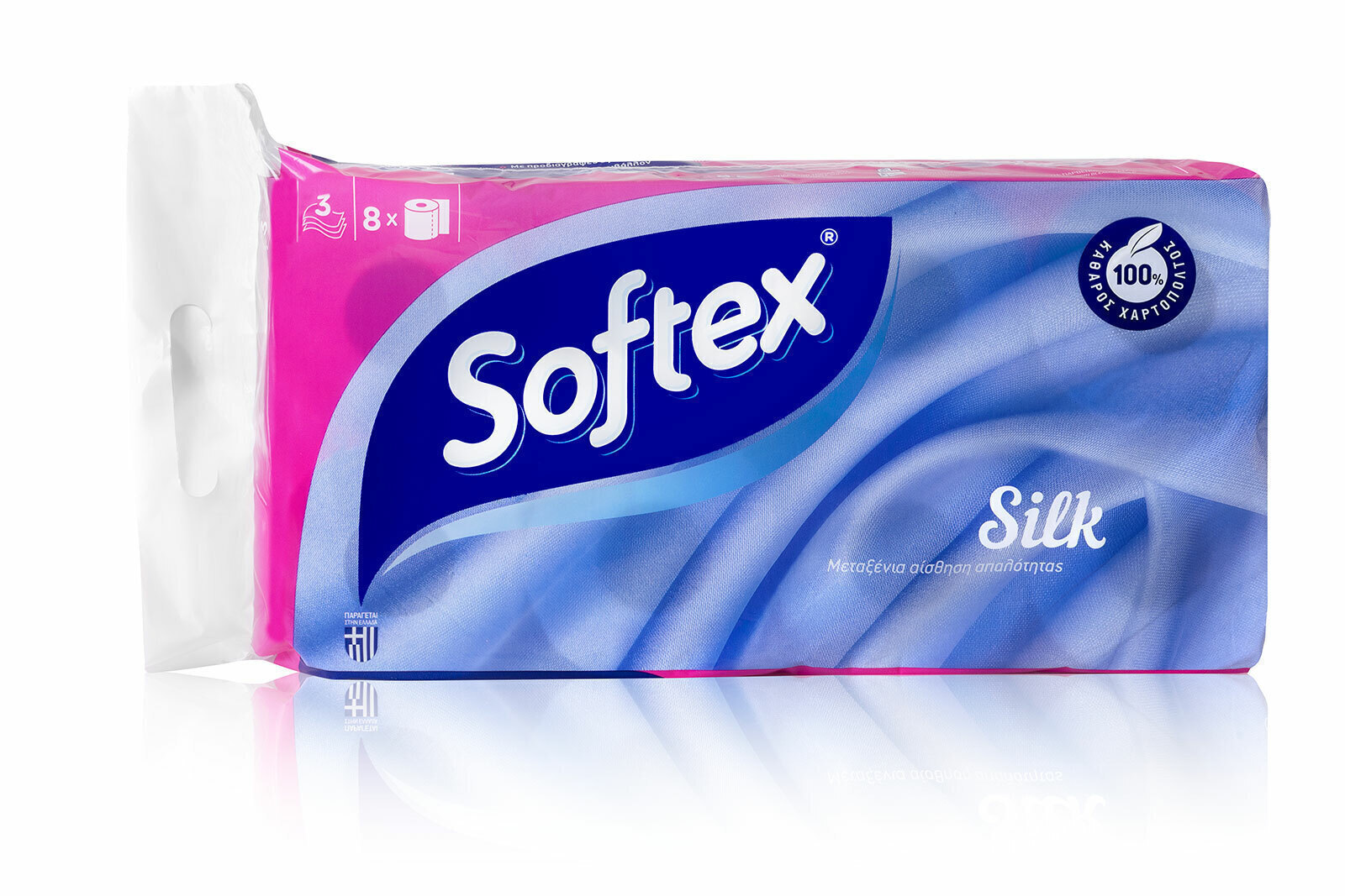 Softex Χαρτί Υγείας 3φύλλο Silk Softex (8ρολά*95g) | Skroutz.gr