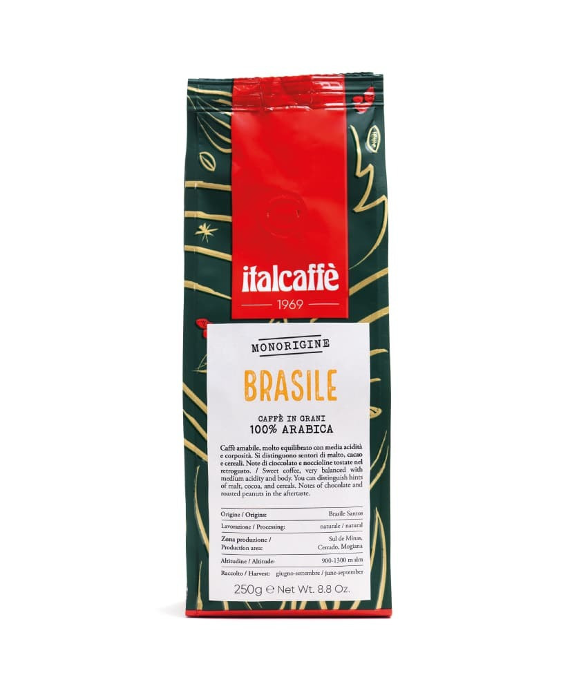 Italcafe Καφές Espresso Μονοποικιλιακός Arabica Brazil Single Origin με ...