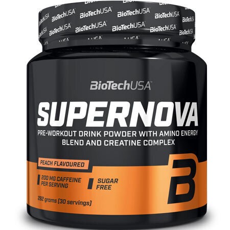 Biotech USA Supernova Συμπλήρωμα Pre Workout 282gr Peach | Skroutz.gr