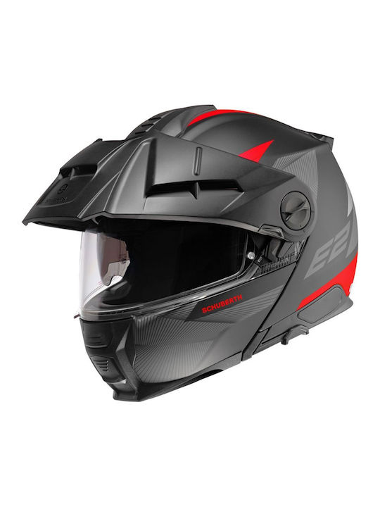 Schuberth E2 Defender Κράνος Μηχανής Flip-Up ECE 22.06 με Sunvisor ...