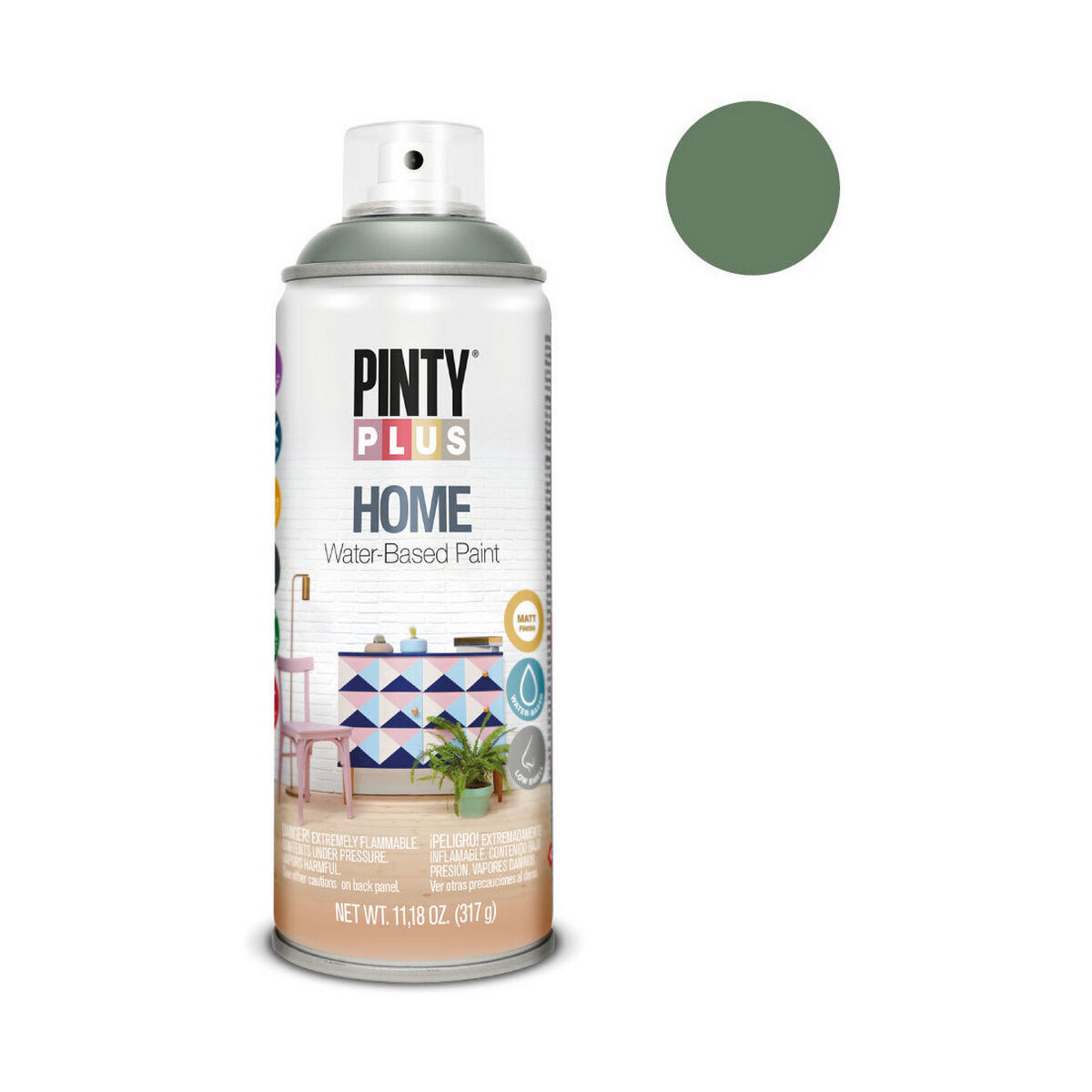 Pinty Plus Σπρέι Βαφής Home Green Wood HM416 317ml 568685 | Skroutz.gr