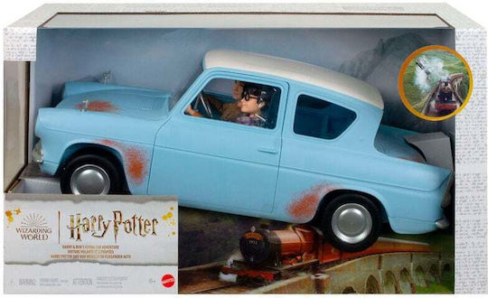Mattel Harry Potter: Harry Potter Flying Car + Figure Harry & Ron ...