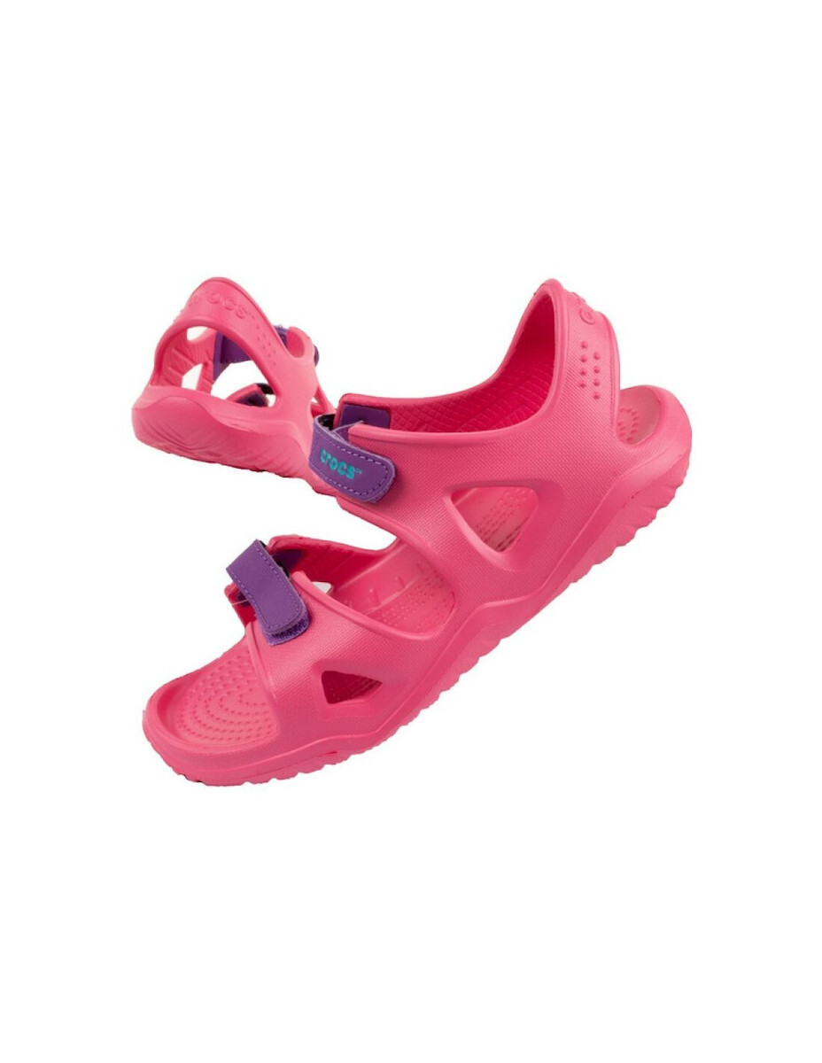 Crocs Παιδικά Παπουτσάκια Θαλάσσης Swiftwater 204988-600 Ροζ | Skroutz.gr