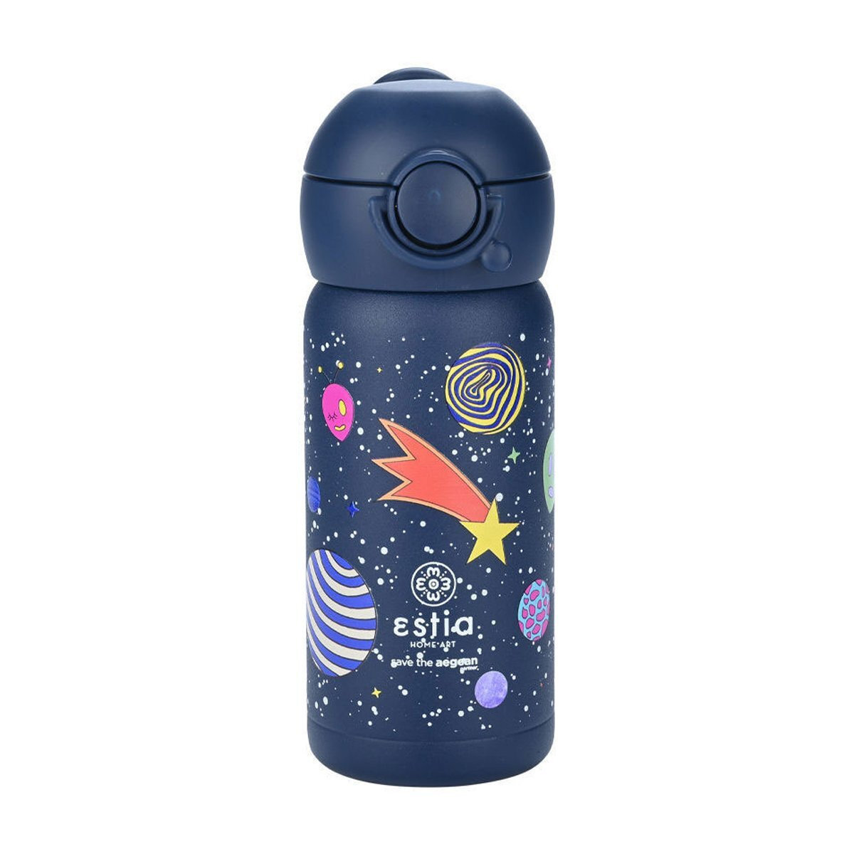 Estia Wonder Bottle Save the Aegean Παιδικό Παγούρι Θερμός Ανοξείδωτο ...