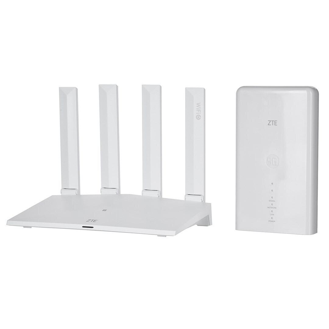ZTE MC889+T3000 5G + Ασύρματο 5G Router Wi‑Fi 6 με 3 Θύρες Gigabit ...