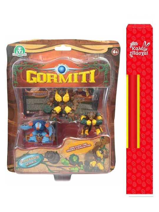 Παιχνιδολαμπάδα Gormiti The Earth Lord + Turtle The Seer + Steelback ...