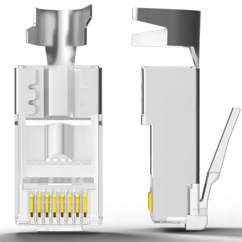 Shielded Stp Rj45 Cat.6a Cat7 Connector 10pcs | Skroutz.gr