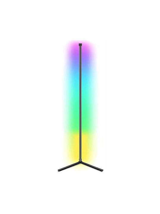 LED Φωτιστικό Δαπέδου Υ140εκ. με RGB Φως σε Μαύρο Χρώμα 50697059 ...