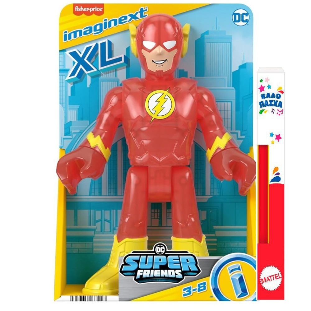 Παιχνιδολαμπάδα Fisher-price Imaginext Dc Super Friends Flash Xl Toy ...