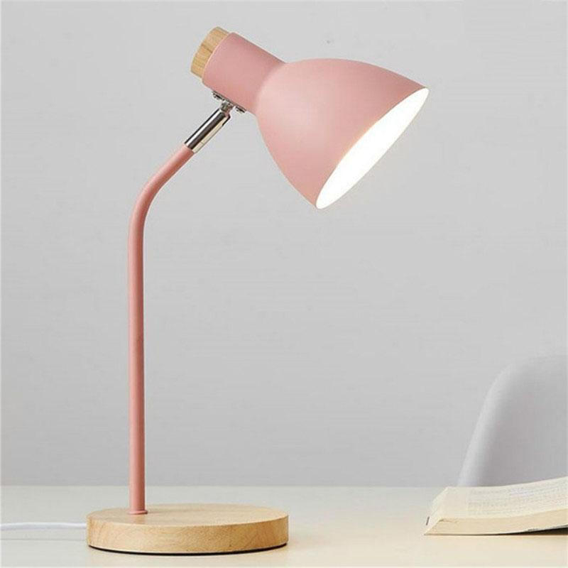 Table Lamp Φωτιστικό Γραφείου για Ντουί E27 σε Ροζ Χρώμα | Skroutz.gr