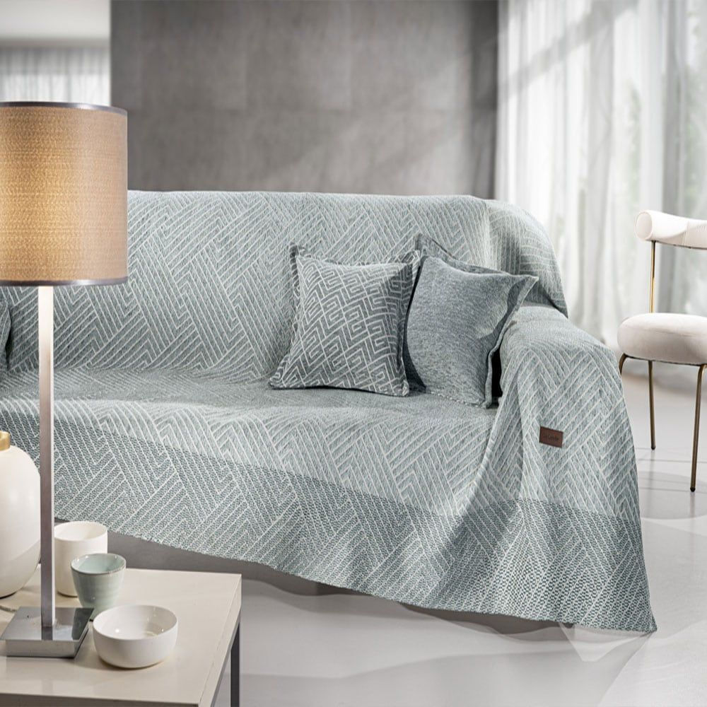 Guy Laroche Ριχτάρι Τετραθέσιου Καναπέ Goya 180x350εκ. Mint | Skroutz.gr