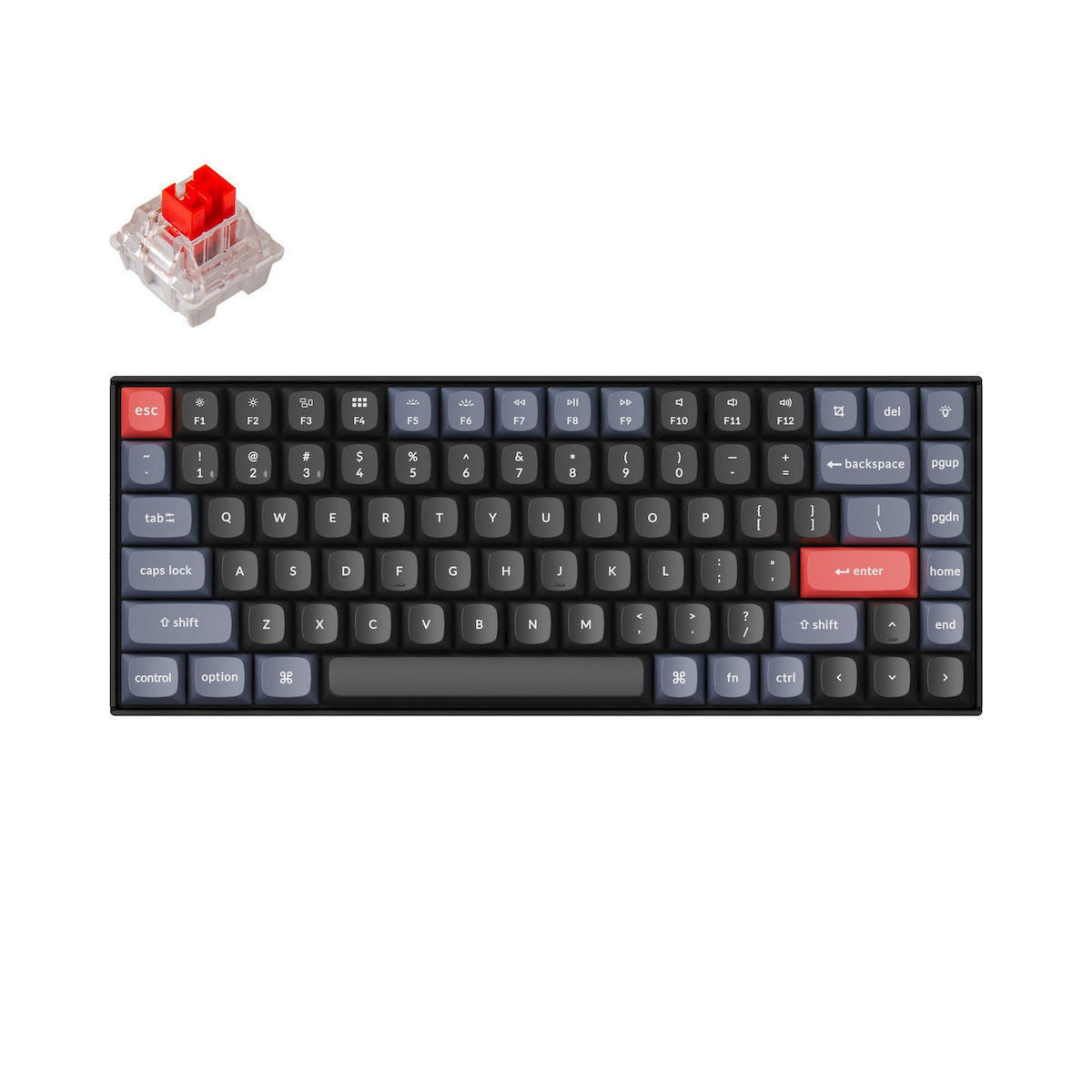 Keychron K2 Pro Hot-Swappable Gaming Tastatură Mecanică 75% cu Keychron ...
