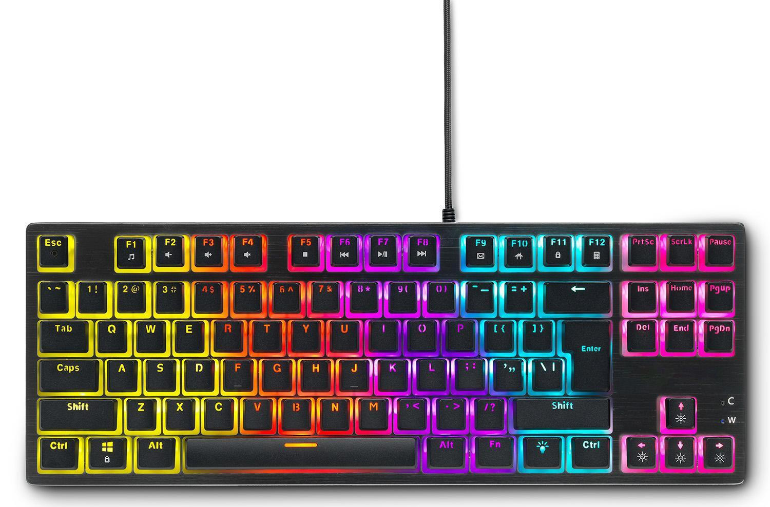 Spartan Gear Lochos 2 Gaming Mechanical Keyboard Tenkeyless with RGB ...