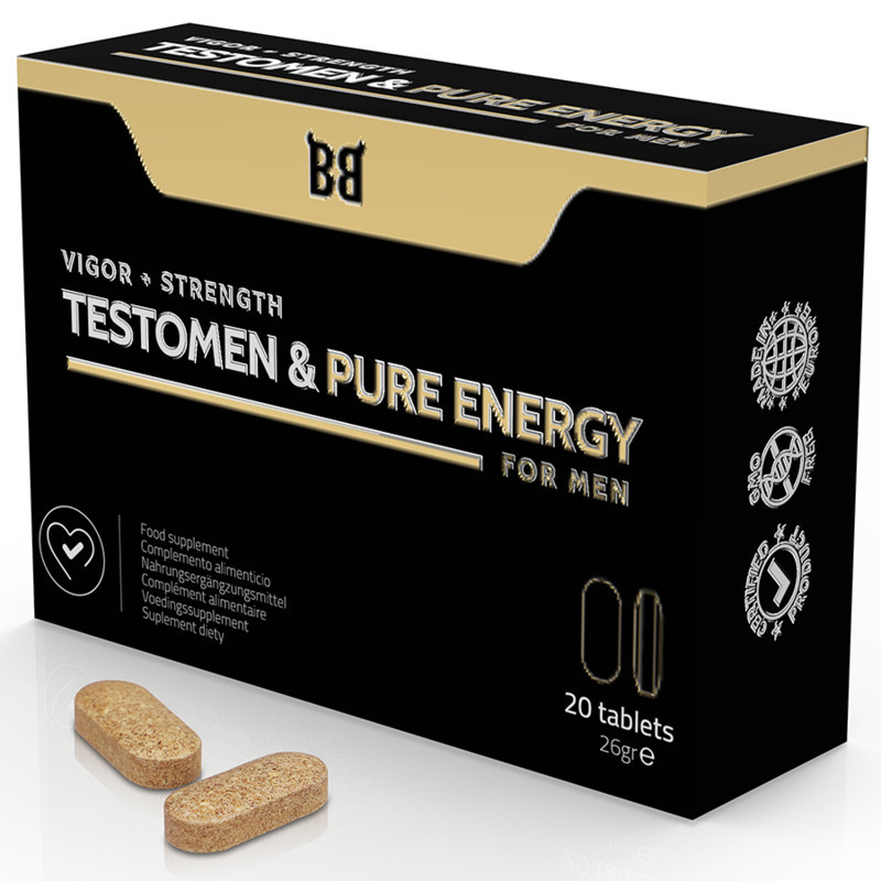 Blackbull By Spartan Testomen & Pure Energy Vigor + Strength Men 20 ...