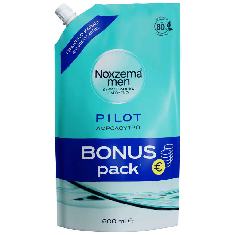 Αφρόλουτρο Men Pιlot Bonus Pack Noxzema (600ml) | Skroutz.gr