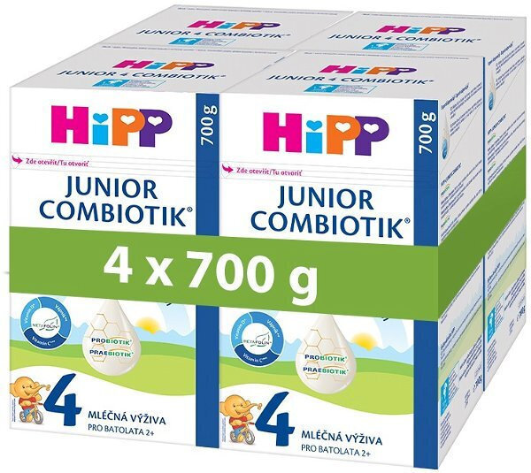 Hipp Γάλα σε Σκόνη Junior Combiotic 4 (4τμχ) για 24m+ 700gr | Skroutz.gr
