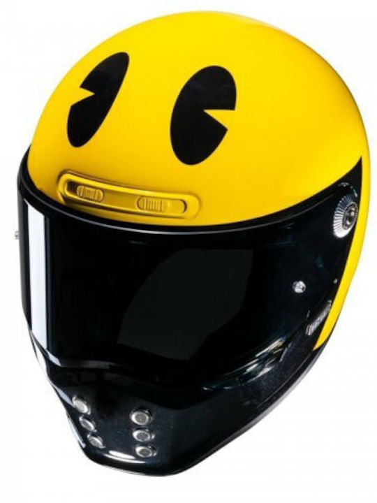 HJC V10 Pac-Man Bandai Namco MC3 Κράνος Μηχανής Full Face ECE 22.06 ...
