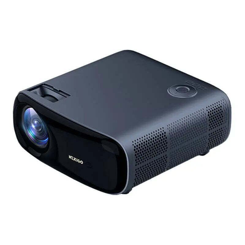 Nexigo PJ40 Projector Λάμπας LED με Wi-Fi και Ενσωματωμένα Ηχεία Μαύρος ...