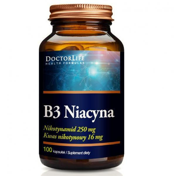 Doctor Life B3 Niacin Dietary Supplement 100 Capsules | Skroutz.gr