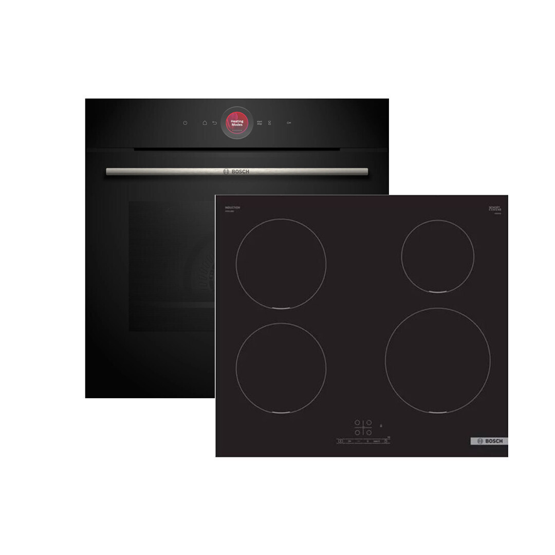 Bosch HBG7721B1 + PUE611BB5E Φούρνος άνω Πάγκου 71lt με Κεραμικές ...