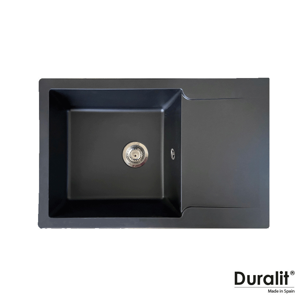 Duralit 105-KN105-420 Ένθετος Νεροχύτης από Συνθετικό Γρανίτη Μ79xΠ50cm ...