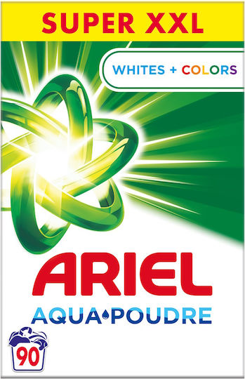 Ariel Aqua Powder Απορρυπαντικό σε Σκόνη για Λευκά & Χρωματιστά Ρούχα 5 ...