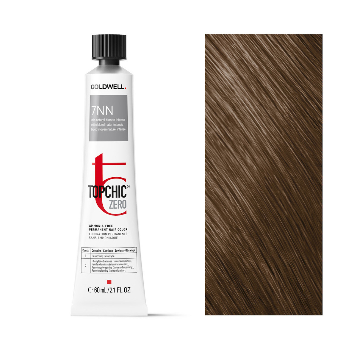 Goldwell Topchic Zero Ammonia-free Permanent Hair Color 60ml 7νν Ξανθό ...